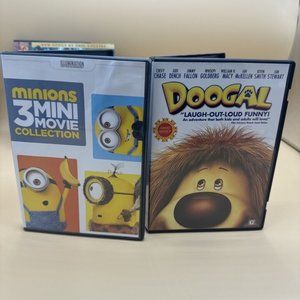 Media | Cartoon And Childrens Movie Dvd Lot Of 9 Minions Disney Phineas ...